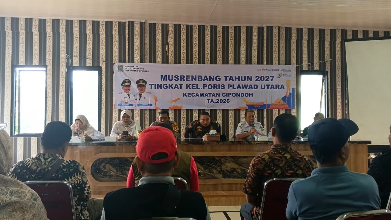 2027, Poris Plawad Utara Fokus Bangun Fisik